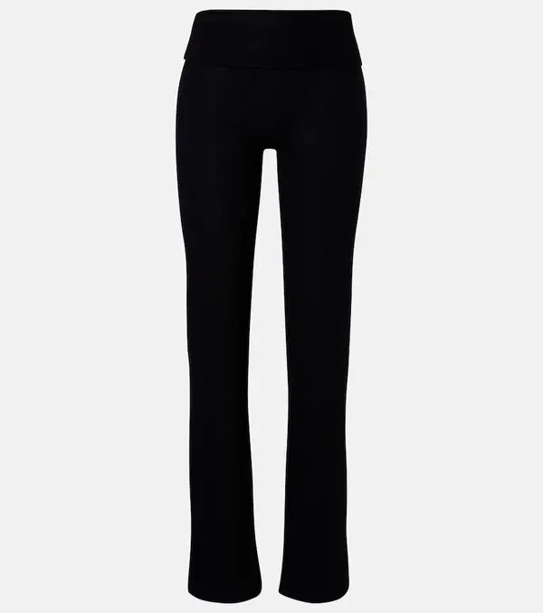 LESET Lauren High-rise Straight Trousers - Black