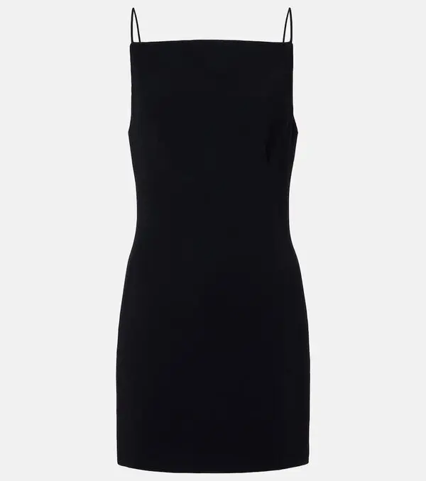 Givenchy Belted Cady Minidress - Black