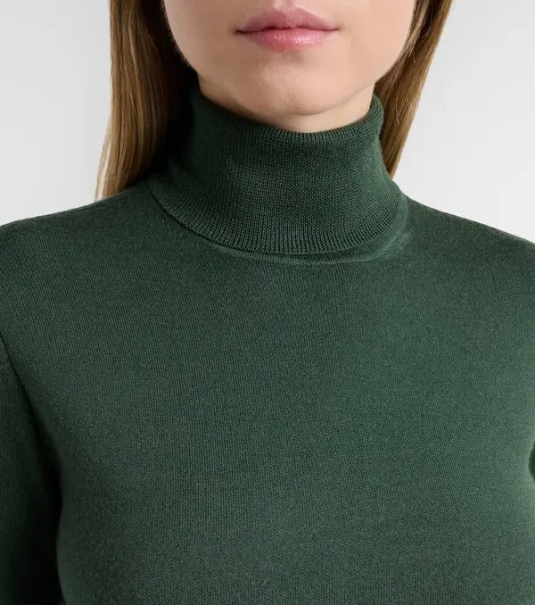 Gabriela Hearst Wool, Cashmere, And Silk Turtleneck Top