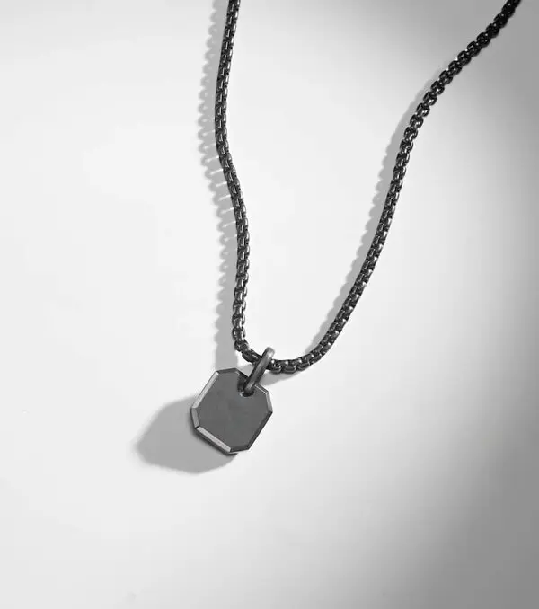 David Yurman Titanium Pendant Necklace
