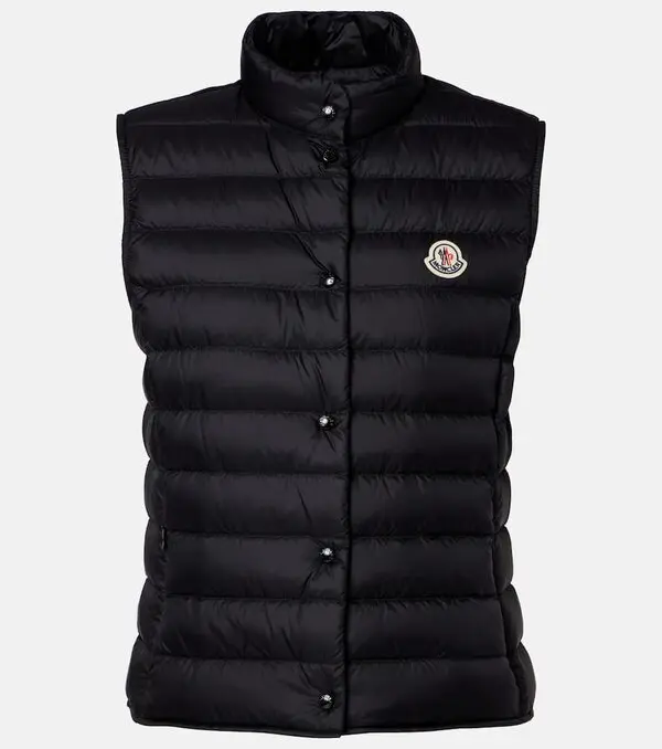 Moncler Liane Cropped Down Vest - Black