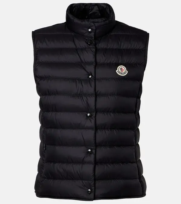 Moncler Liane Cropped Down Vest - Black