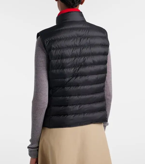 Moncler Liane Cropped Down Vest - Black