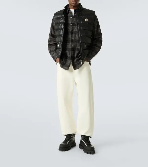 Moncler Quilted Down Vest - Black