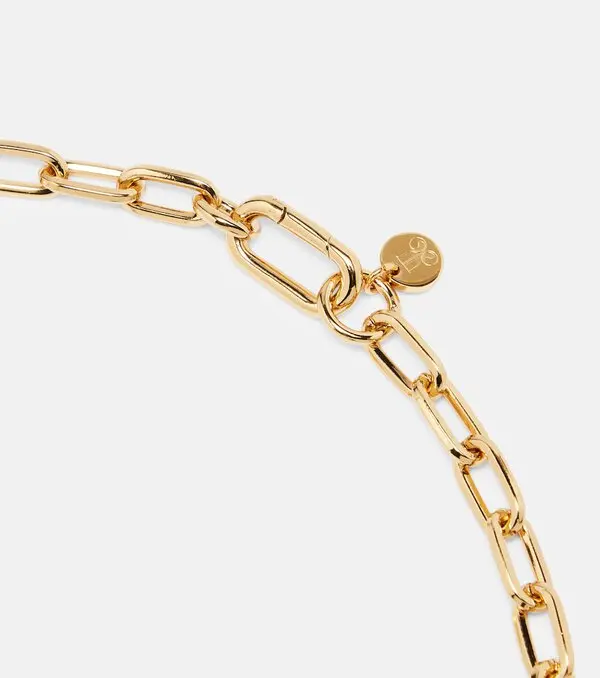 La DoubleJ Portal-plated Chain Necklace