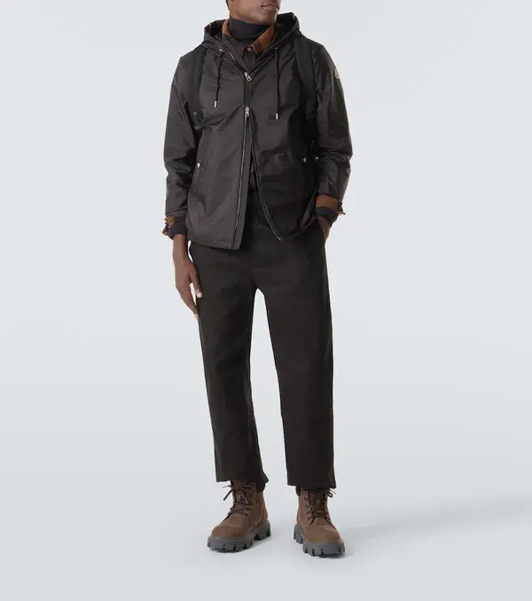 Moncler Grimpeurs Raincoat - Black