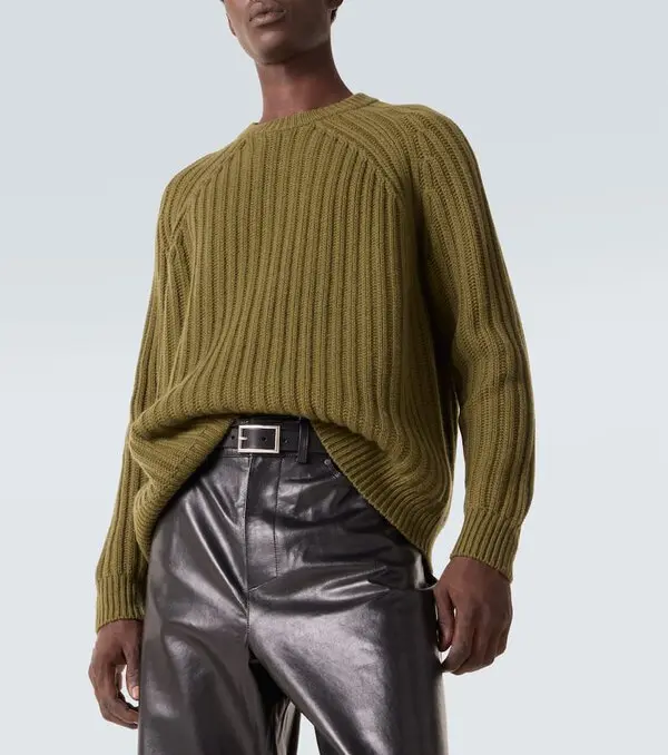 ALLUDE Wool And Cashmere Sweater - Green