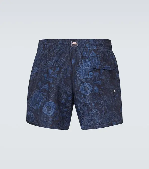 Etro Paisley Swim Trunks