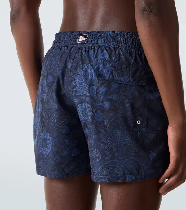 Etro Paisley Swim Trunks
