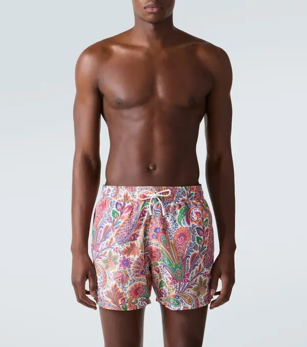Etro Paisley Swim Trunks - Multicoloured