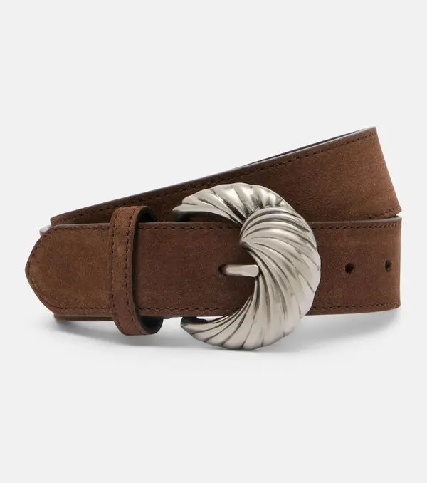 Etro Suede Belt - Brown