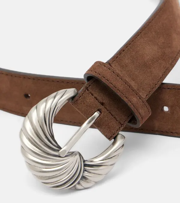 Etro Suede Belt With Buckle Fastening - Brown