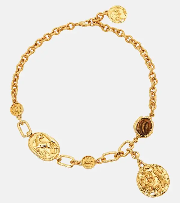 Chloé Medals Choker - Gold