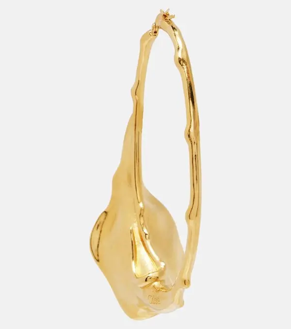 Chloé Embellished Hoop Earrings
