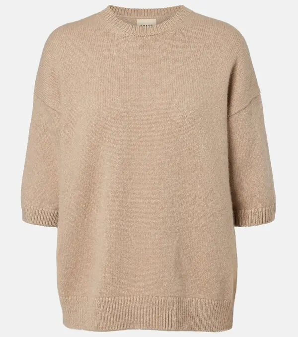 Khaite Ares Cashmere Sweater - Beige