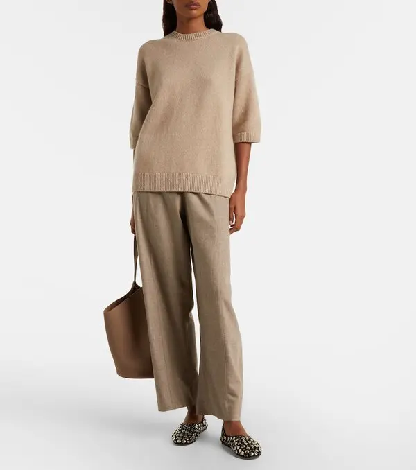Khaite Ares Cashmere Sweater - Beige