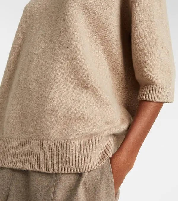 Khaite Ares Cashmere Sweater - Beige