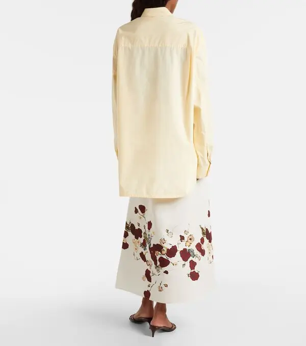 Khaite Goya Cotton Poplin Shirt