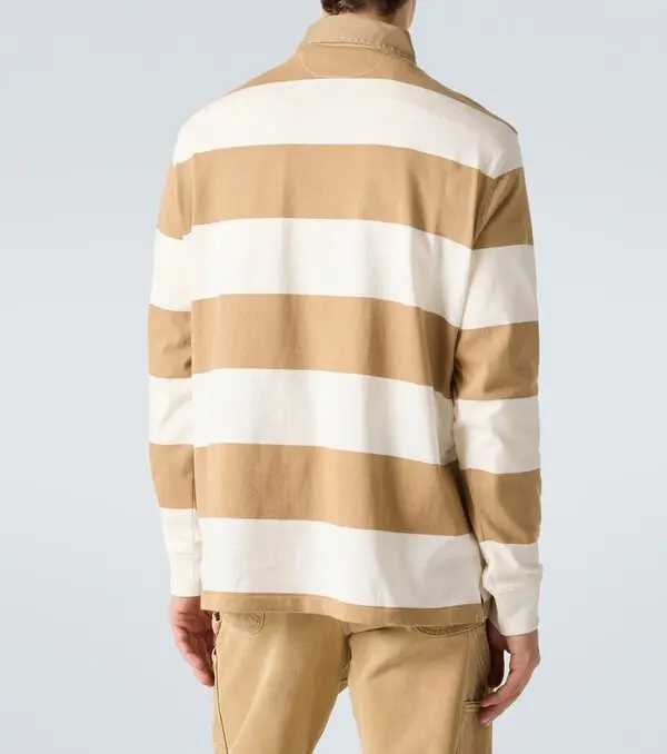 Polo Ralph Lauren Striped Cotton Polo Shirt - Brown