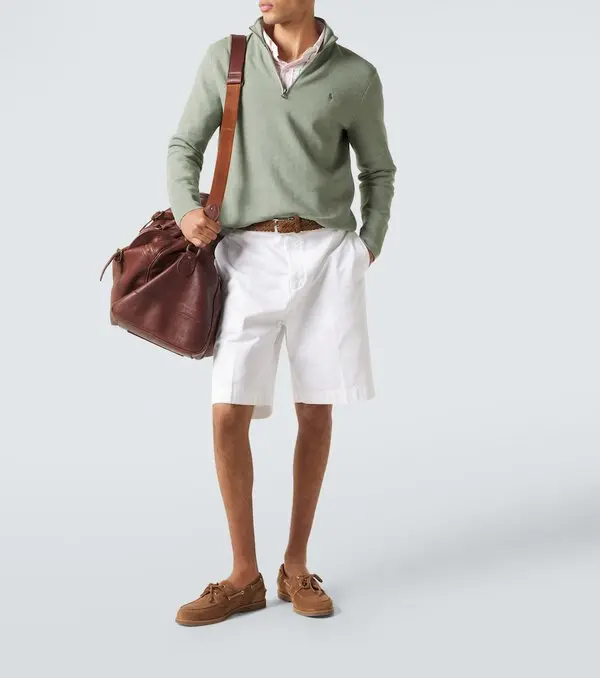 Polo Ralph Lauren Cotton Half-zip Sweater - Green