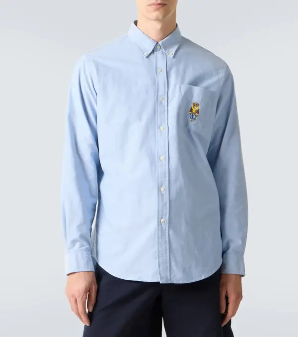 Polo Ralph Lauren Polo Bear Cotton Shirt - Blue