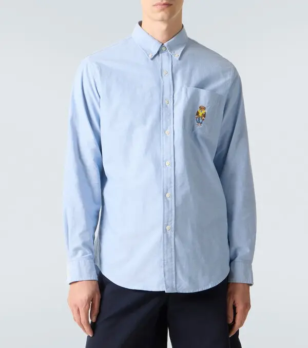 Polo Ralph Lauren Polo Bear Cotton Shirt - Blue