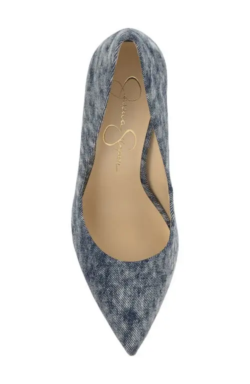 Jessica Simpson Cassani Pointy Toe Pump - Shadow Blue