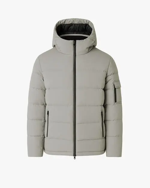QUARTZ CO. Dawson Hooded Recycled Down Jacket