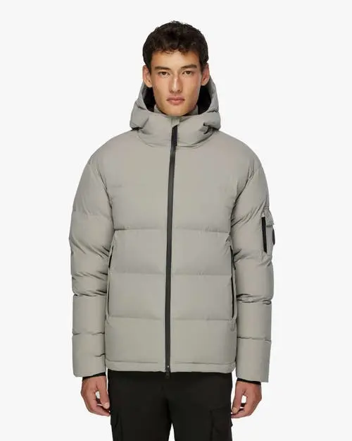 QUARTZ CO. Dawson Hooded Recycled Down Jacket