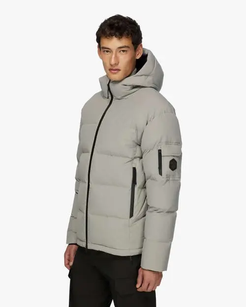 QUARTZ CO. Dawson Hooded Recycled Down Jacket