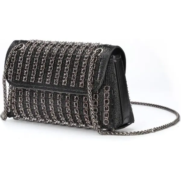 LADY COUTURE Embellished Handbag - Black/gunmetal