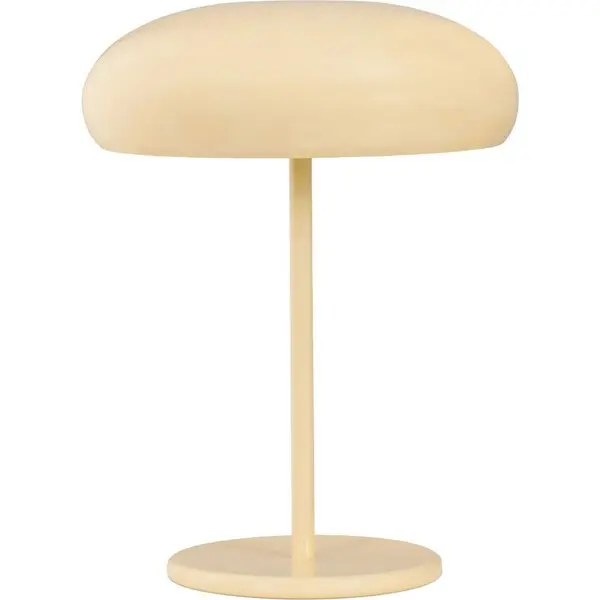 BRIGHTECH Ayla 15" Dimmable Led Table Lamp In Yellow Beige Finish - Pastel Yellow