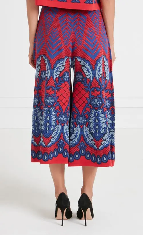 TEMPERLEY LONDON Francis Grid Knit Trousers