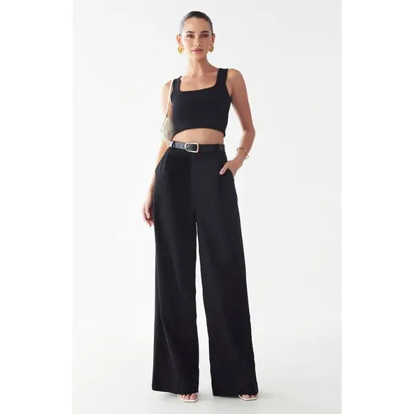WILLA Rise Wide-leg Pants