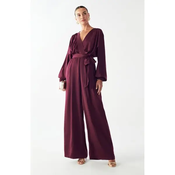 WILLA Salem Jumpsuit - Wine