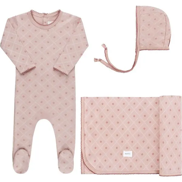 ELY'S & CO. Aurora Classics Diamond Print Collection Take Me Home Set - Pink