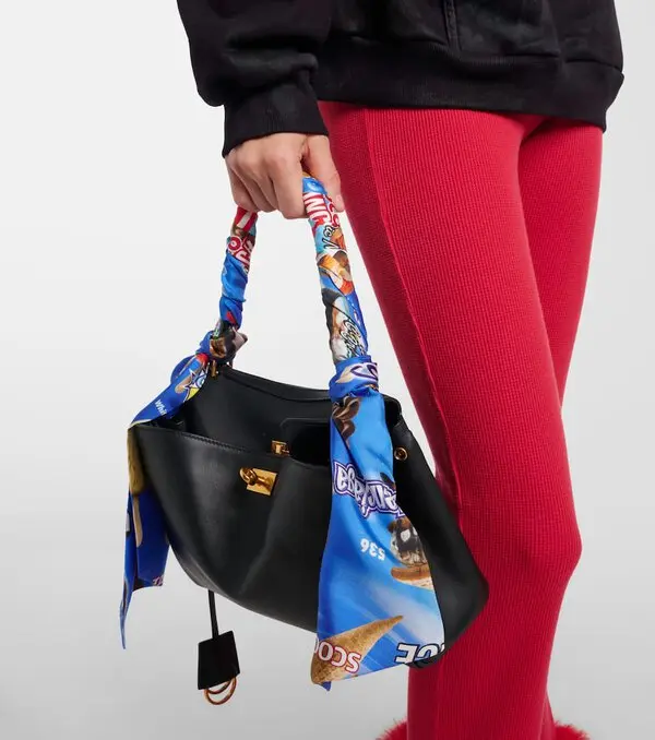 Balenciaga Printed Silk Scarf