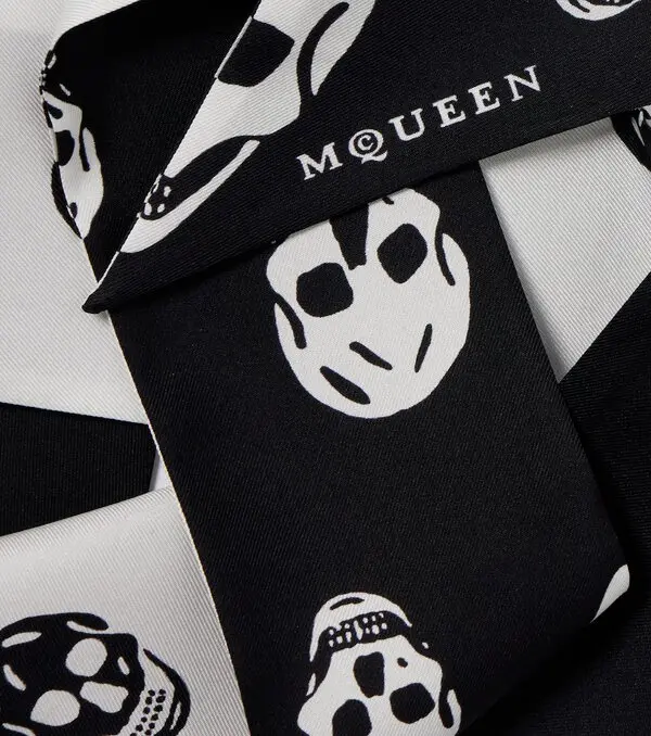 Alexander McQueen Skull Silk Scarf