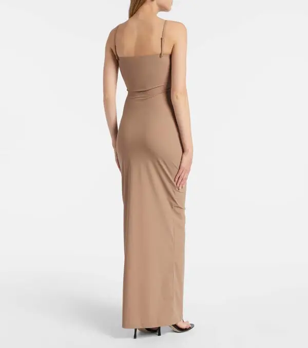 Christopher Esber Ruched Jersey Maxi Dress