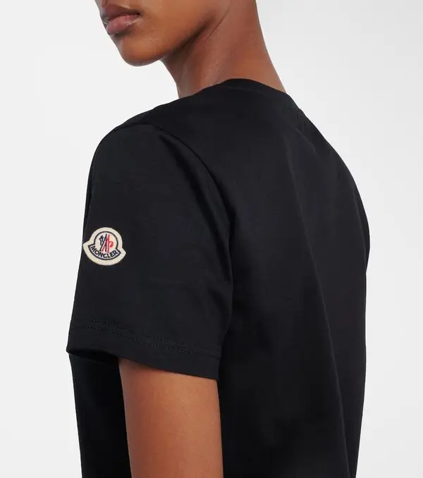 Moncler Logo Cotton Jersey T-shirt