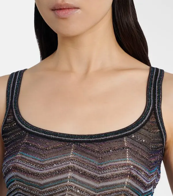 Missoni Zigzag Lamé Top