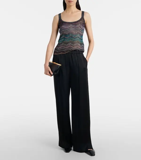 Missoni Zigzag Lamé Top