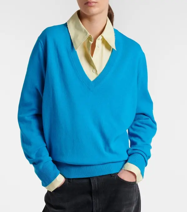 Jardin Des Orangers Cashmere V-neck Sweater