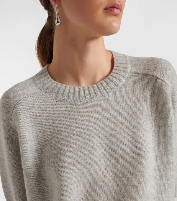 Jardin Des Orangers Cashmere Crewneck Sweater - Grey
