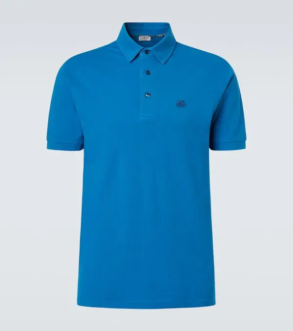 Etro Pegaso Cotton Polo Shirt