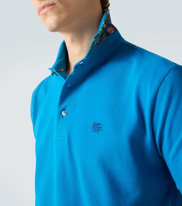 Etro Pegaso Cotton Polo Shirt