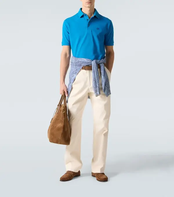 Etro Pegaso Cotton Polo Shirt