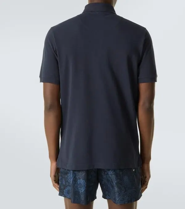 Etro Pegaso Cotton Polo Shirt
