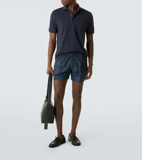 Etro Pegaso Cotton Polo Shirt