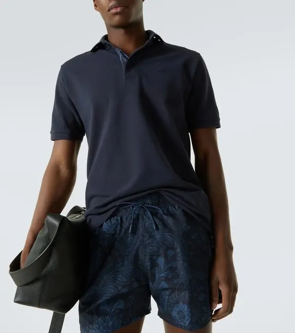 Etro Pegaso Cotton Polo Shirt